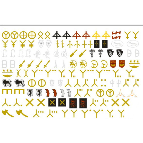 Divisionszeichen Panzer-Heer, 1/16, 19,45