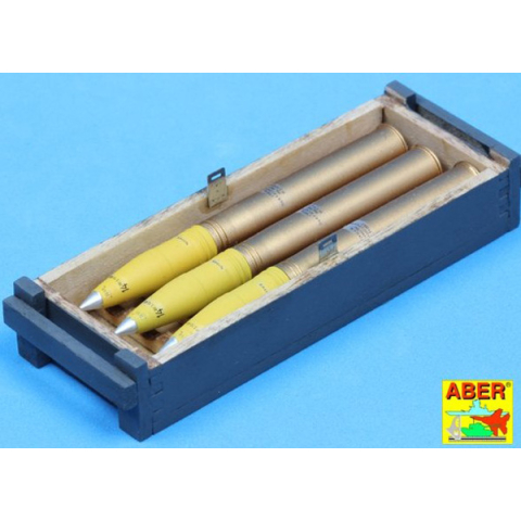 ABER - Tiger I, 8,8 cm high explosiv ammo with box, 27,90