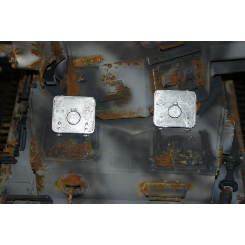 Panzer IV - Metal hatches, kit 1 (2 pcs), 10,71