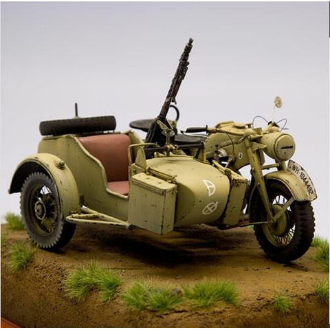 SOL - 1/16 Zündapp KS 750 with sidecar, model kit, 179,95