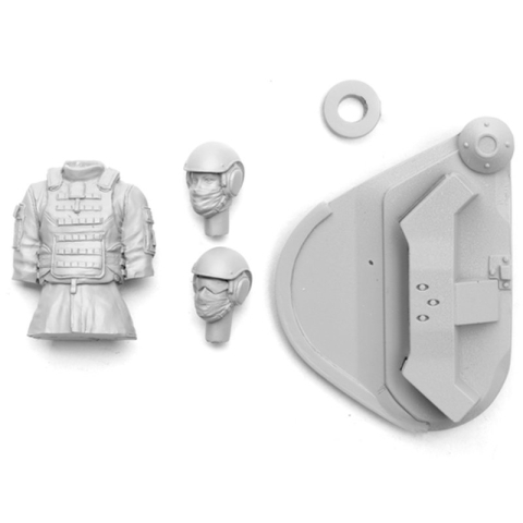 SOL - 1/16 U.S. Army female tank driver + hatch, kit, 49,95