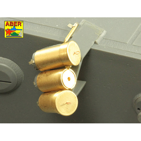 ABER - smoke launchers for german tanks, set made of brass, HQ, 39,95