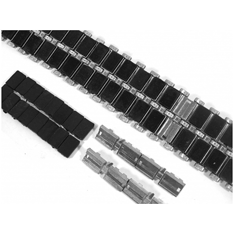 Challenger 2 - HQ metal tracks with rubber for Heng Long models, 99,95