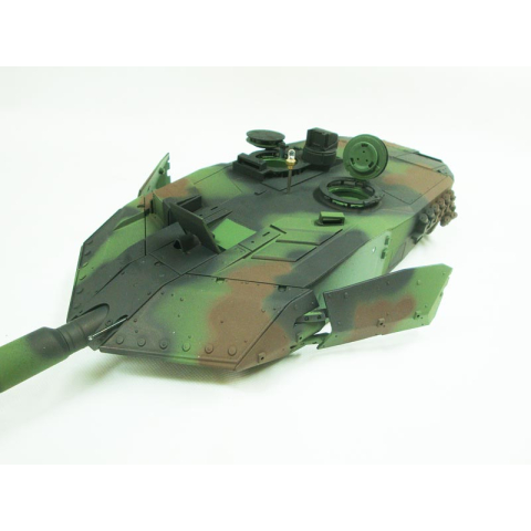 Leopard 2A6 - metal turret painted with BB unit, metal gun and 360 Tu ...